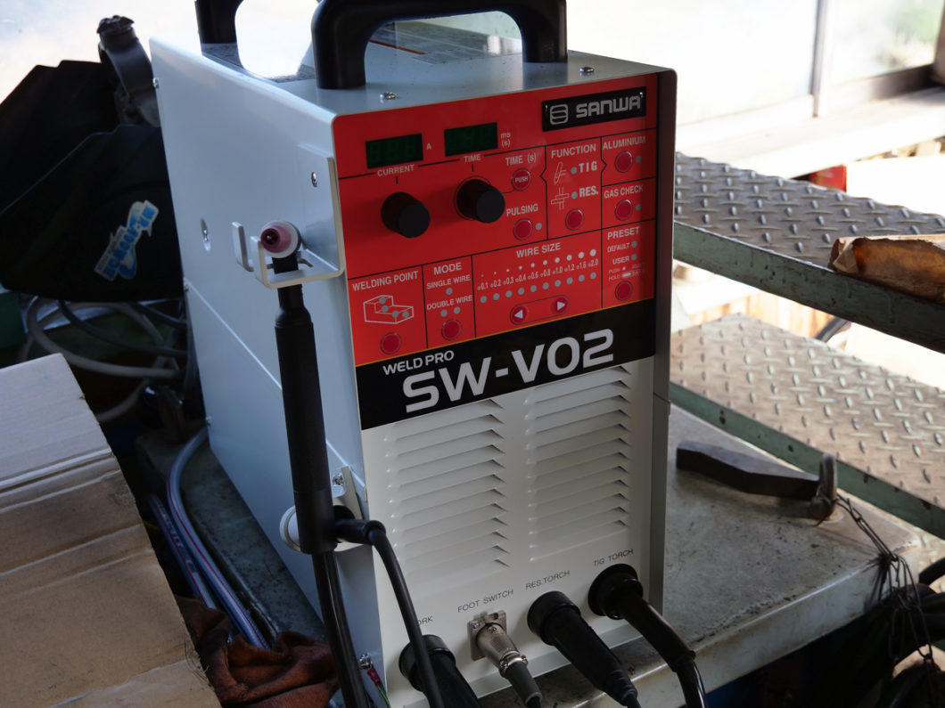 SANWA WELD PRO SW-V02 TIG溶接+抵抗溶接 導入 | 有限会社 名岐金型